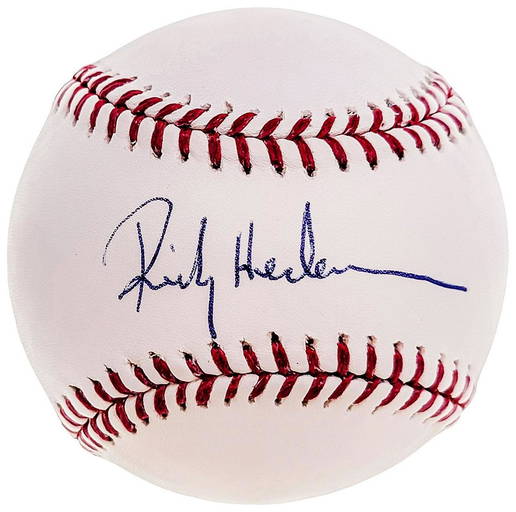 Ricky Henderson Signed Baseball (beckett Coa)