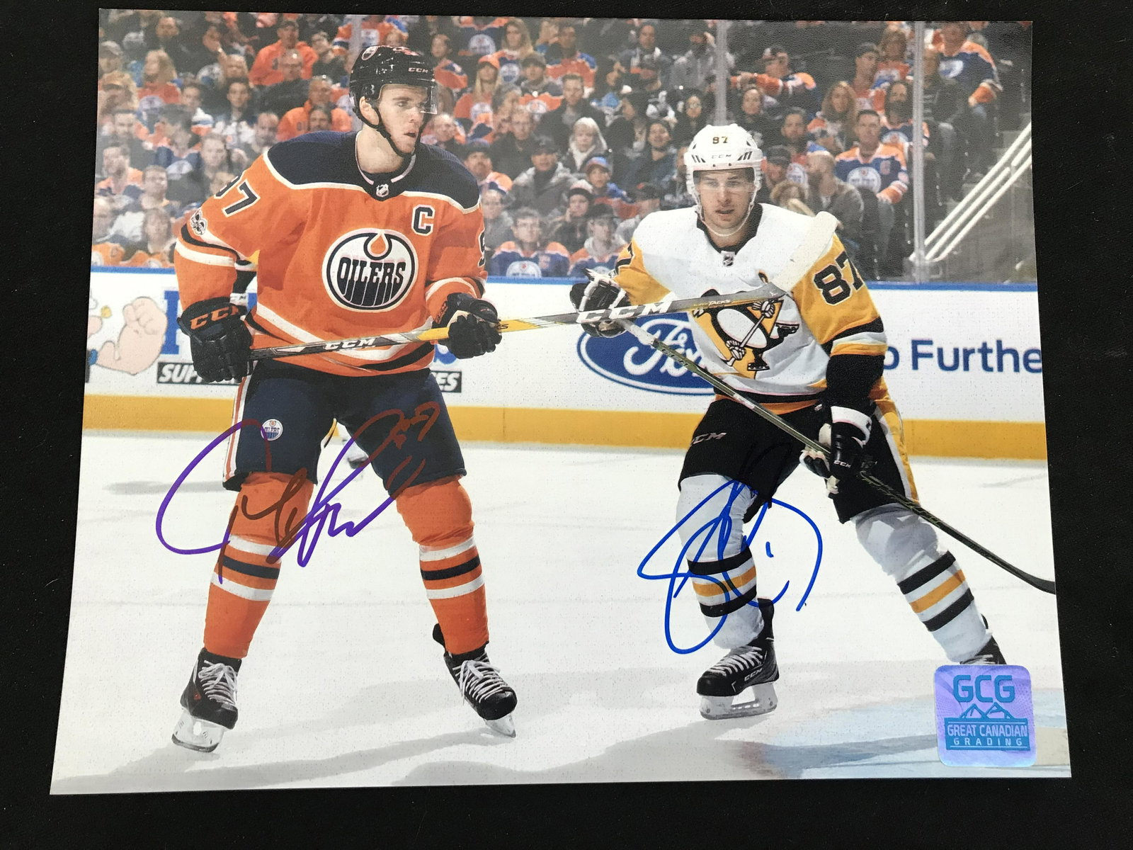 CONNOR MCDAVID AND SIDNEY CROSBY SIGNED 8 X 10 (GCG HOLO) - Mar 13 ...