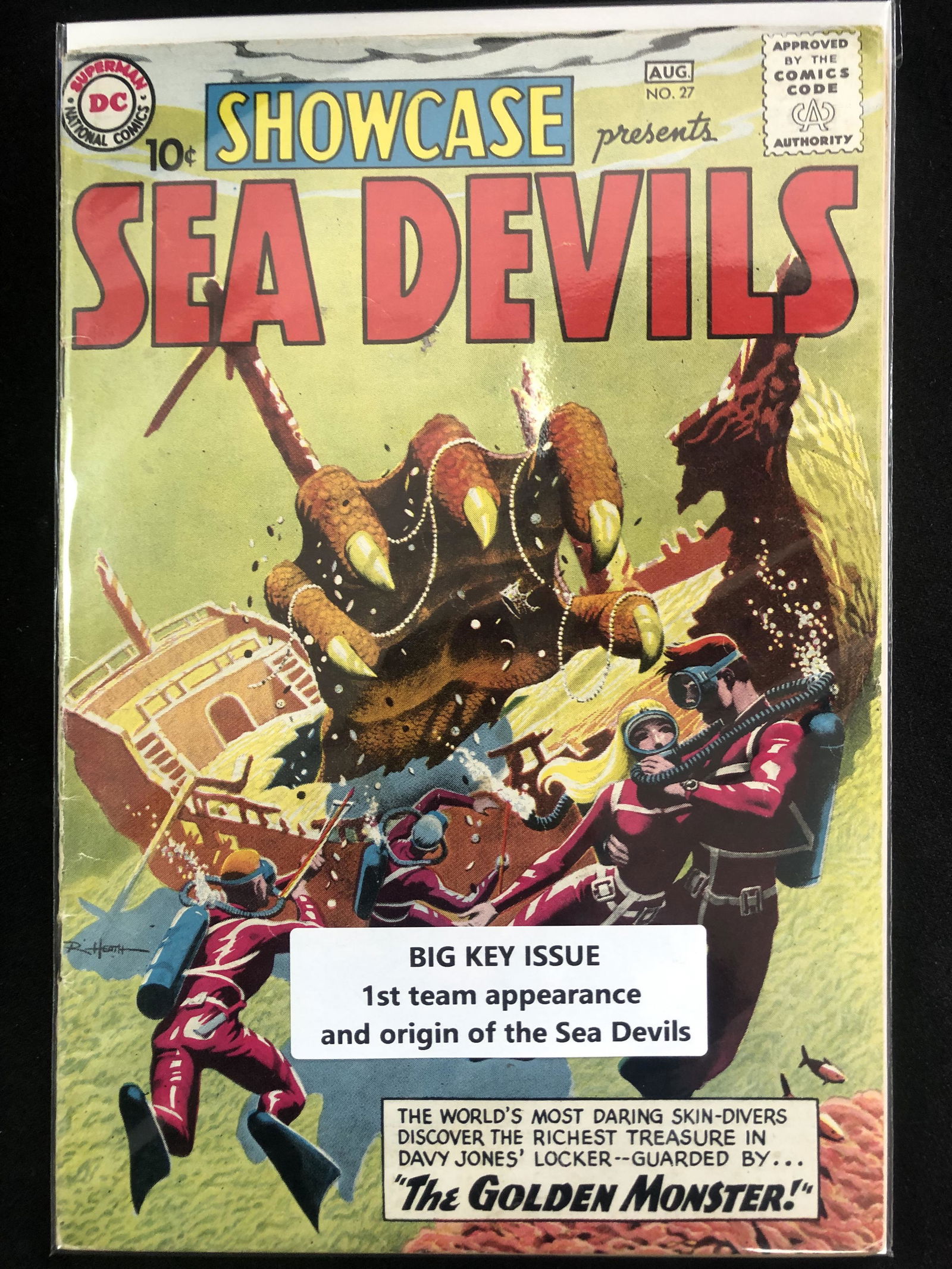 DC COMICS SHOWCASE PRESENTS SEA DEVILS ( 1ST TEAM APPEARANCE SEA DEVILS ...