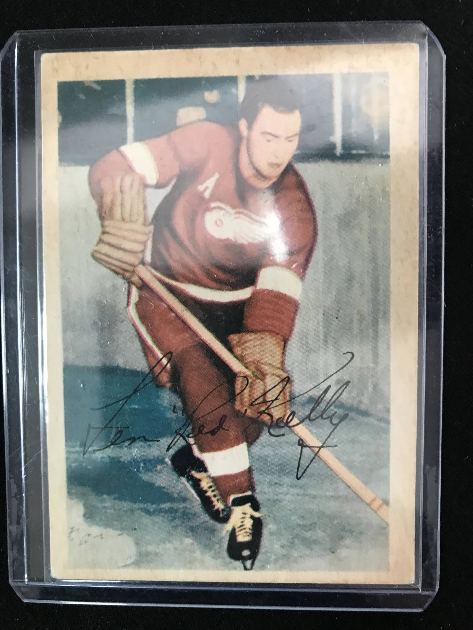 1953-54 PARKHURST LEONARD RED KELLY HOCKEY CARD (#0470) on Mar 13, 2023 ...