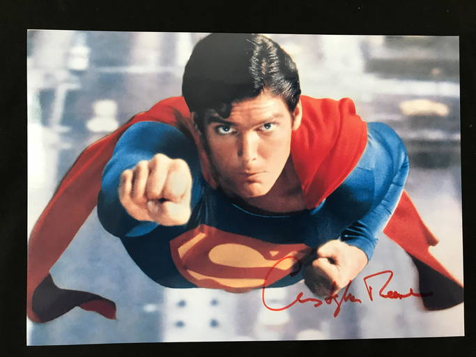 Christopher Reeve Signed 8x10 (ra Coa)