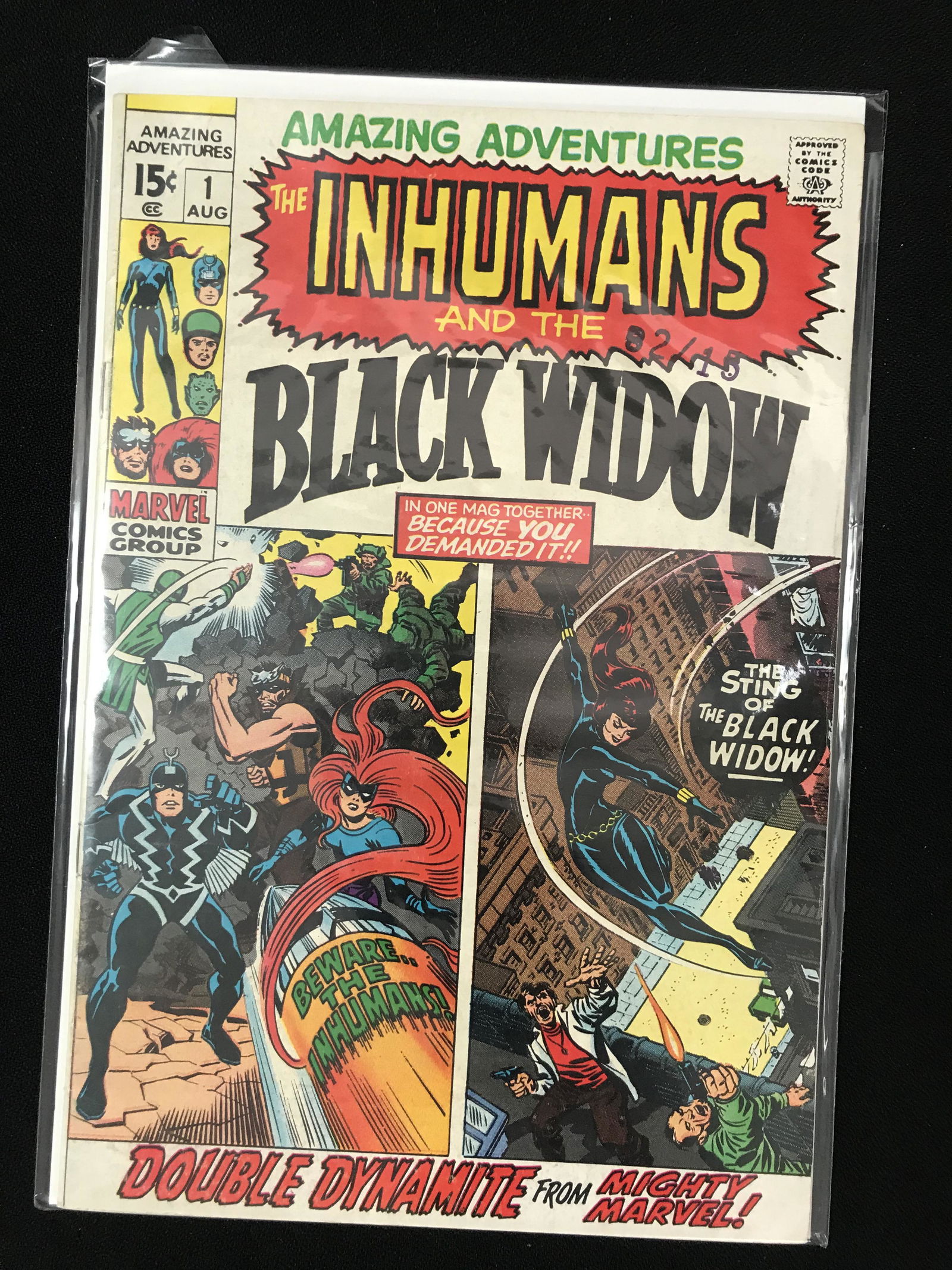 AMAZING ADVENTURES #1 THE INHUMANS AND THE BLACK WIDOW (MARVEL COMICS ...