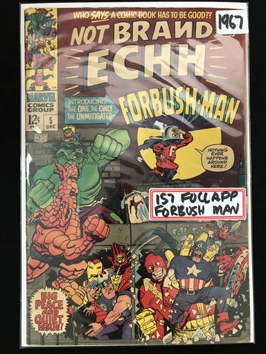 1967 Marvel Comics Forbush Man No. 5