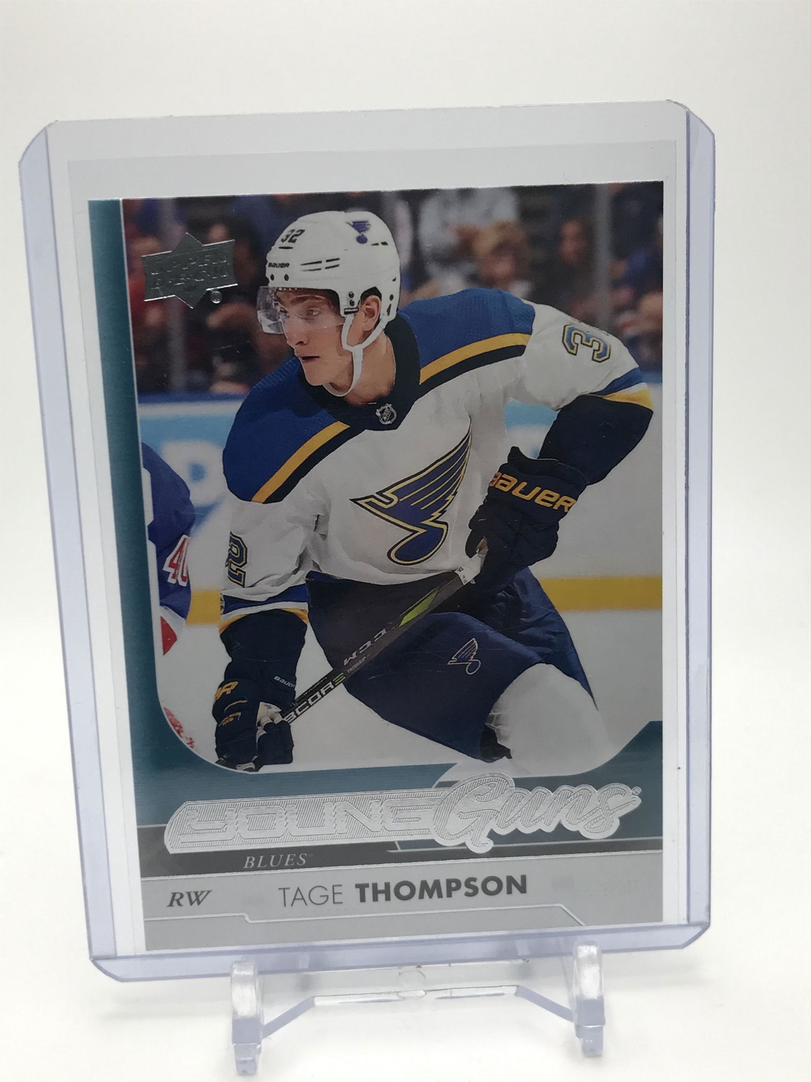 Upper Deck # 228 Tage Thompson Young Guns Rookie Card