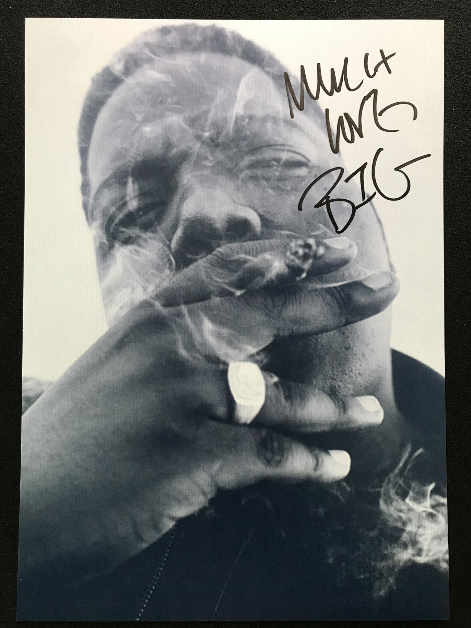 The Notorious Big Signed Photograph 8x10 (ra Coa)