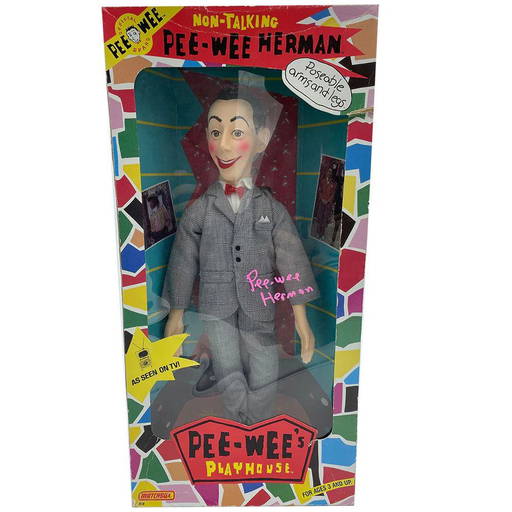 Paul Reubens Signed Pee Wee Herman Doll In Box (frozen Pond Coa)