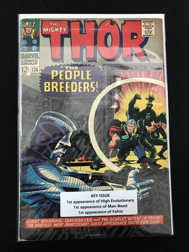 Marvel Comics No.134 Thor (1st App Of High Evolutionary, Man Beast And ...