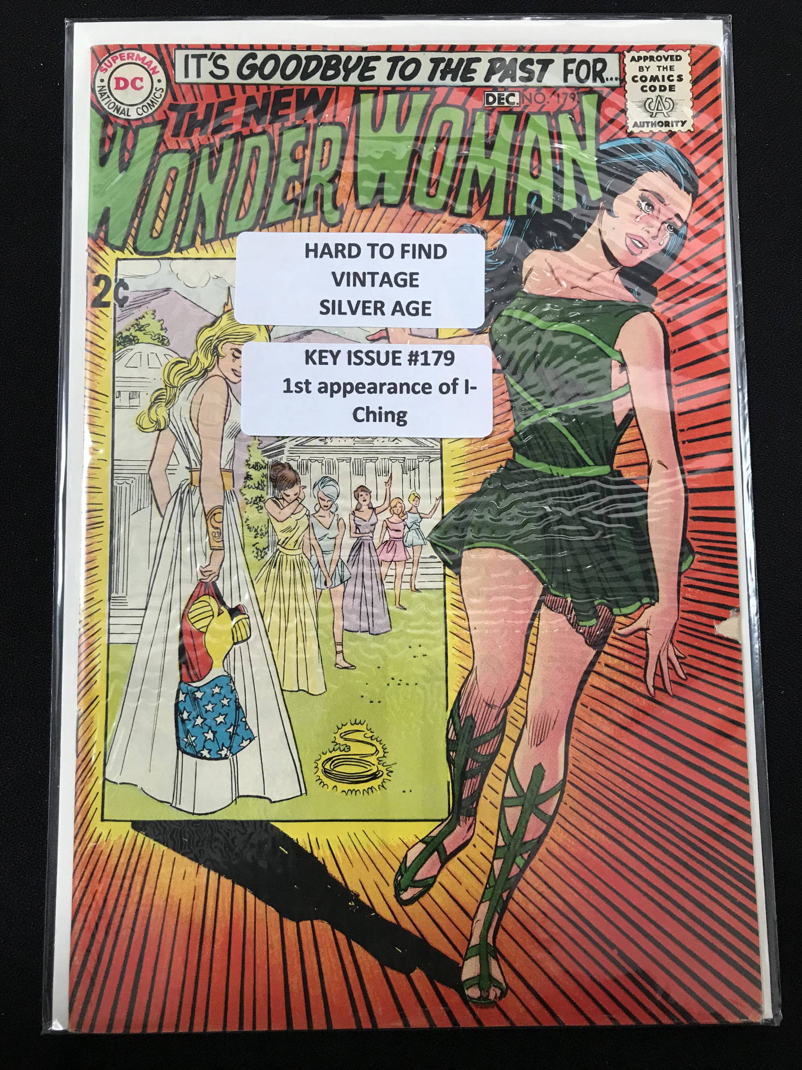 Wonder Woman # 179 Key Issue 1st App Of L-ching (dc Comics) Auction