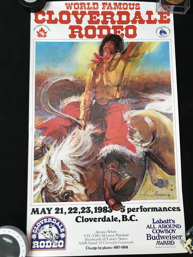 1983 Full Size Poster Cloverdale Rodeo