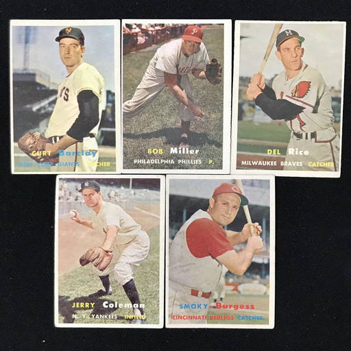 1955 Topps Baseball Card Lot