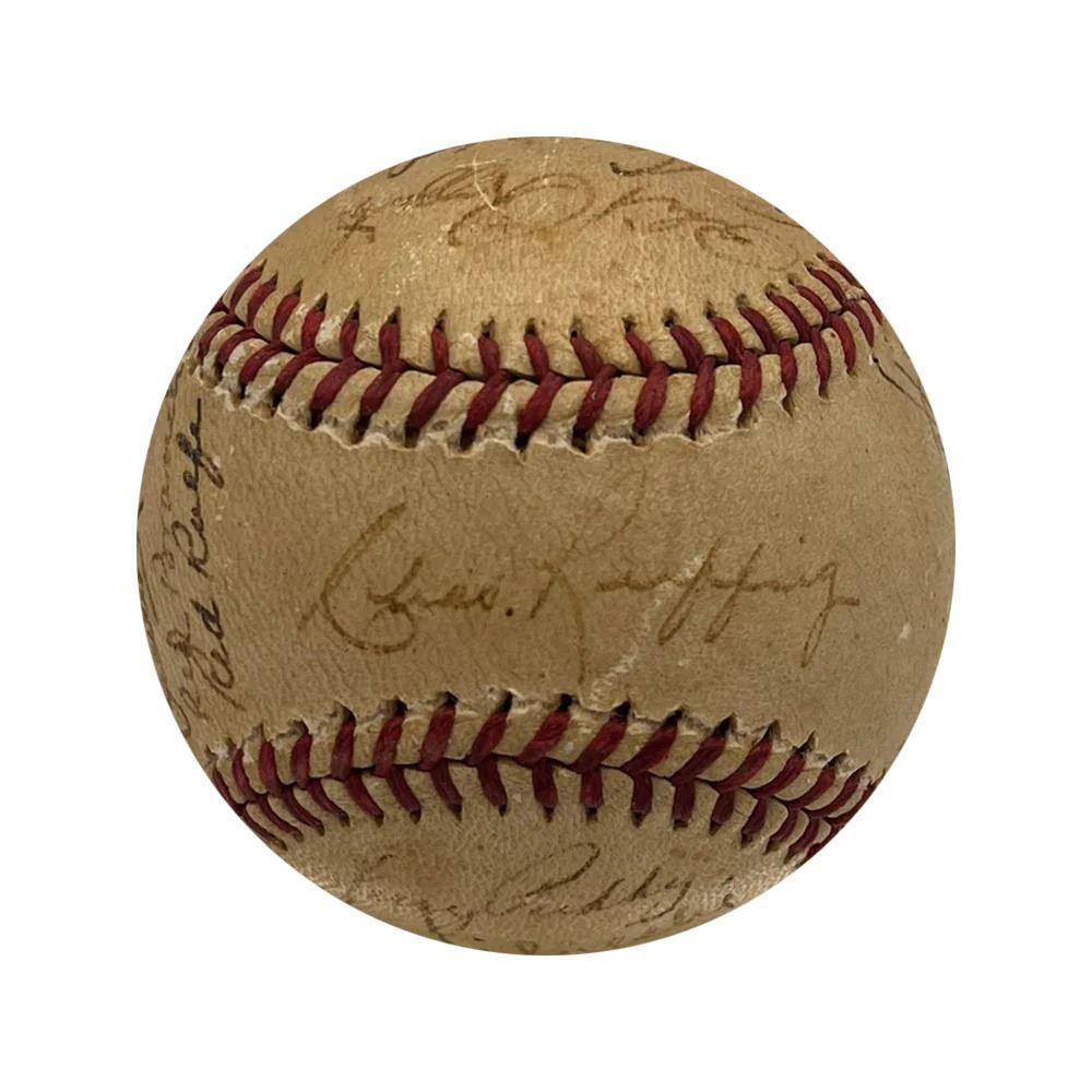 New York Yankees 1941 World Series Champions Autographed Baseball ...