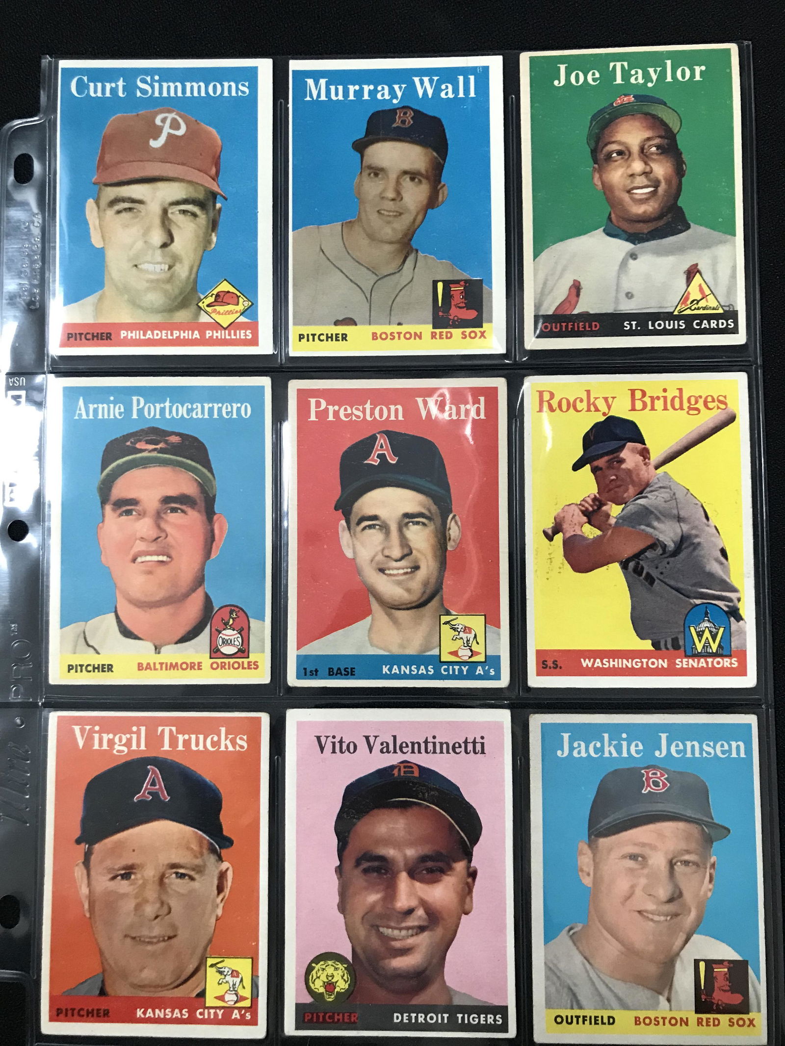 1957 Topps Baseball Card Lot (high Grade)