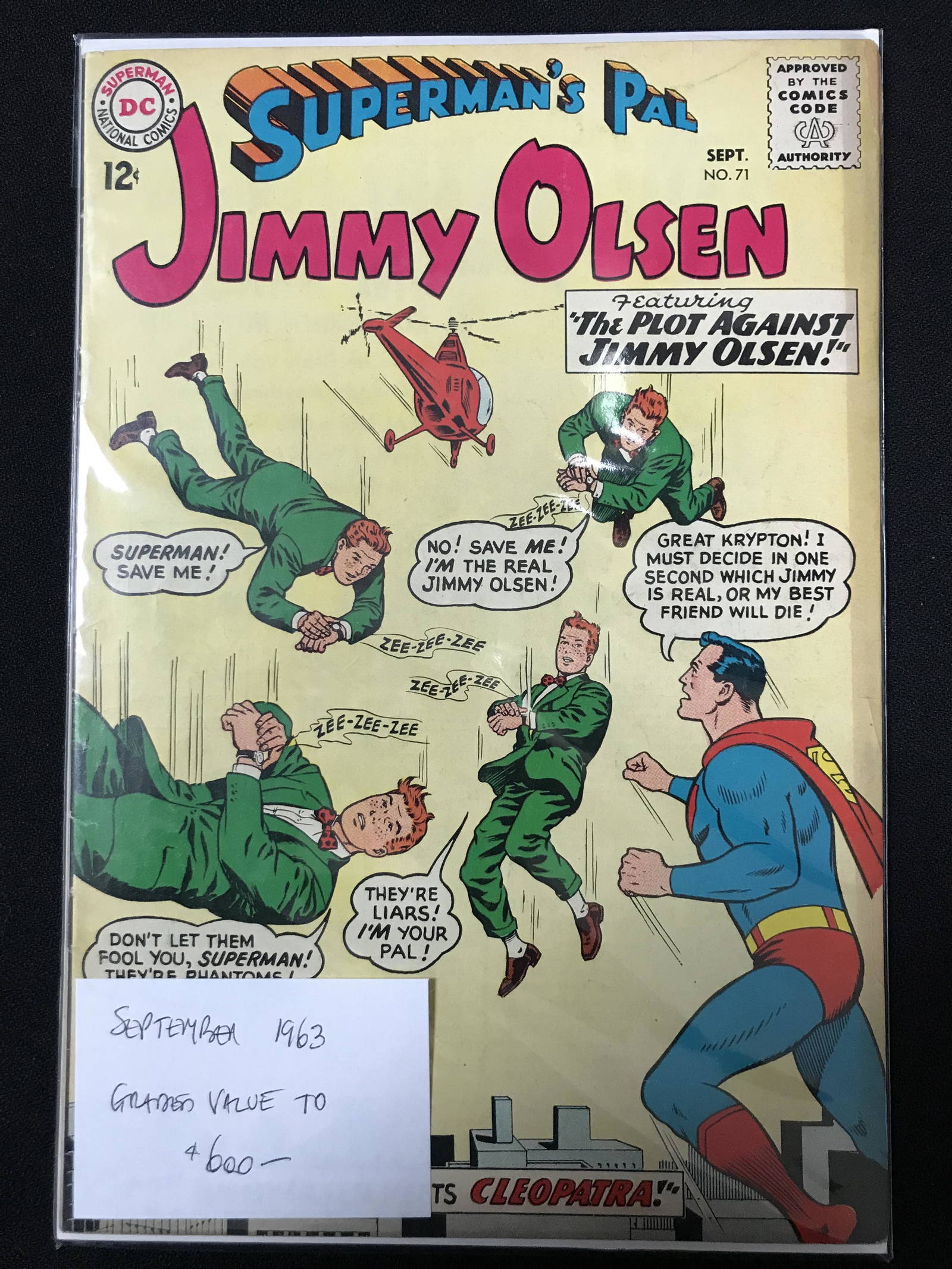 Dc Comics No.71 Superman's Pal Jimmy Olsen Auction