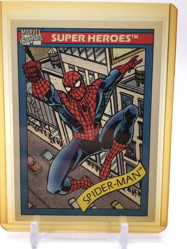 1990 Marvel Trading Card Spider Man Rookie Card