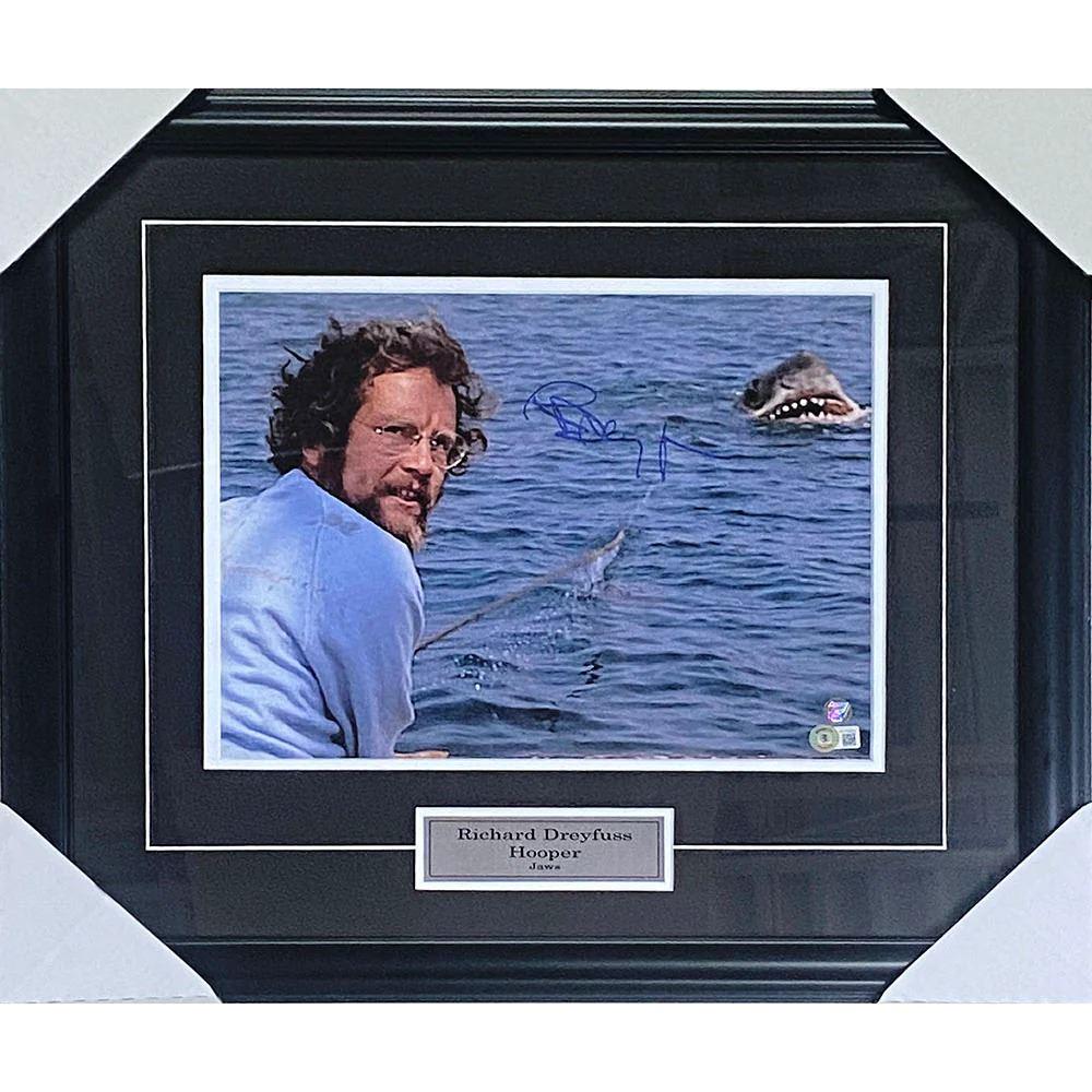 Richard Dreyfuss Framed Autographed "jaws" 11x14 Photo Auction