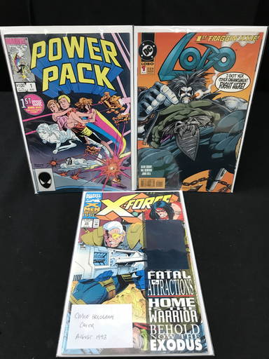 Marvel And Dc #1 Comic Book Lot (lobo,power Pack)
