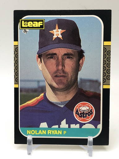 1987 Leaf Baseball Nolan Ryan Baseball Card
