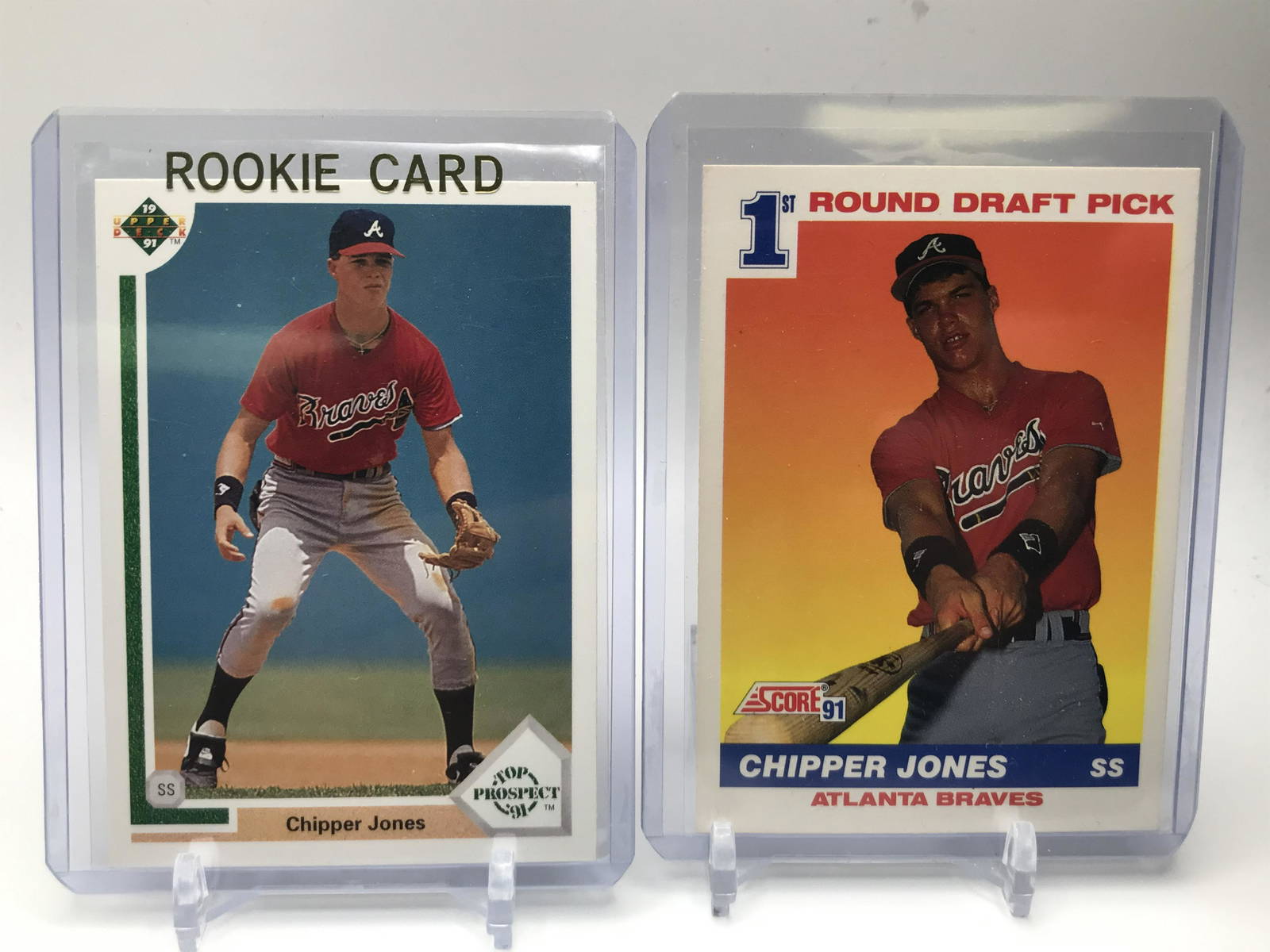 Chipper Jones Rookie Card Lot Auction