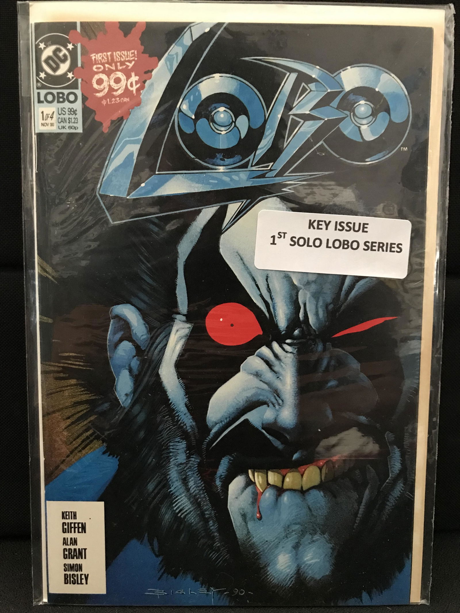 Dc Comics No.1 Lobo (1st Solo Lobo Series 1 Of 4)