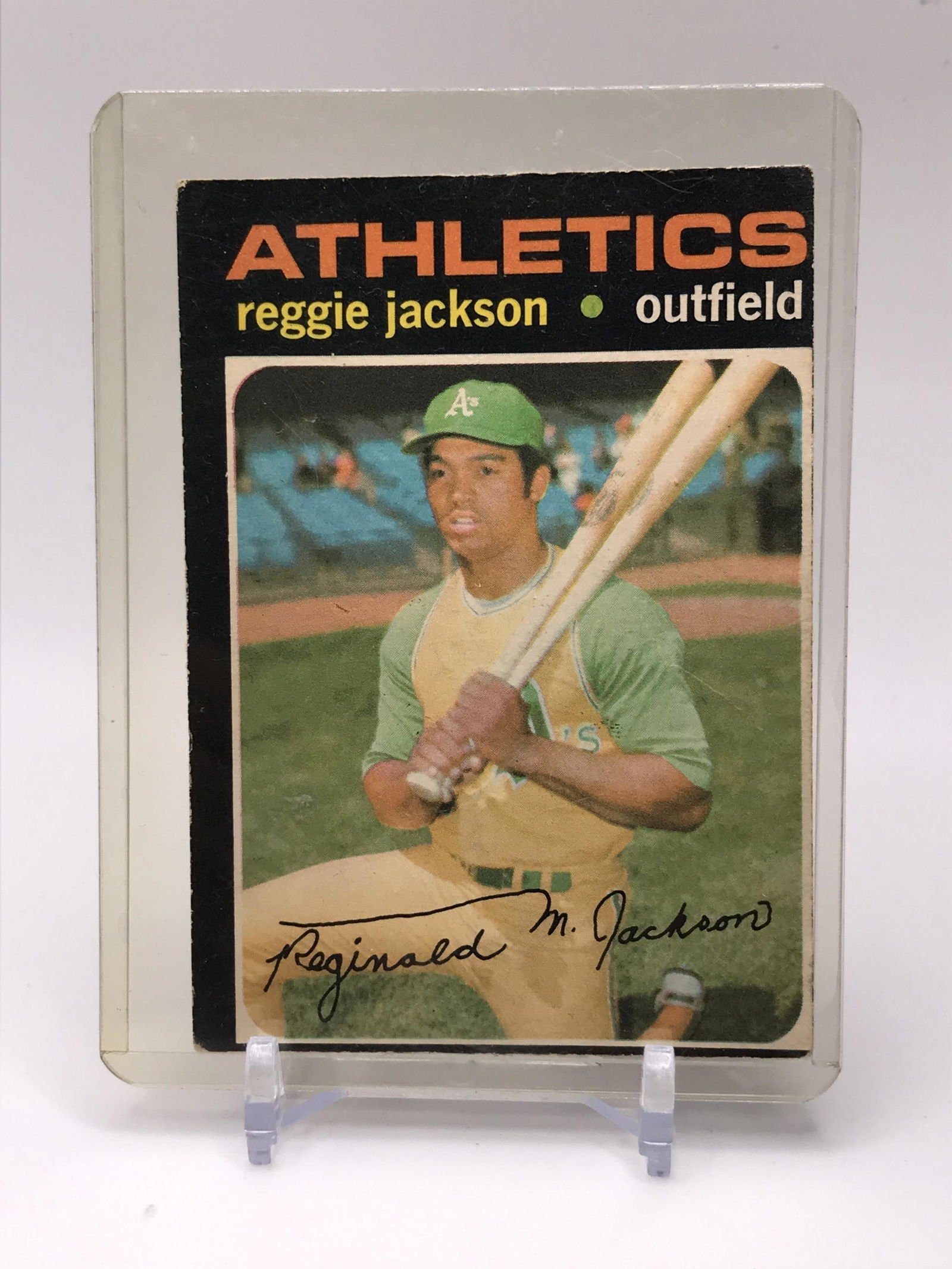 1971 Topps Baseball Reggie Jackson