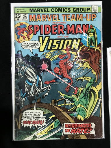 Marvel Comics Team Up No.42 Spider Man And Vision