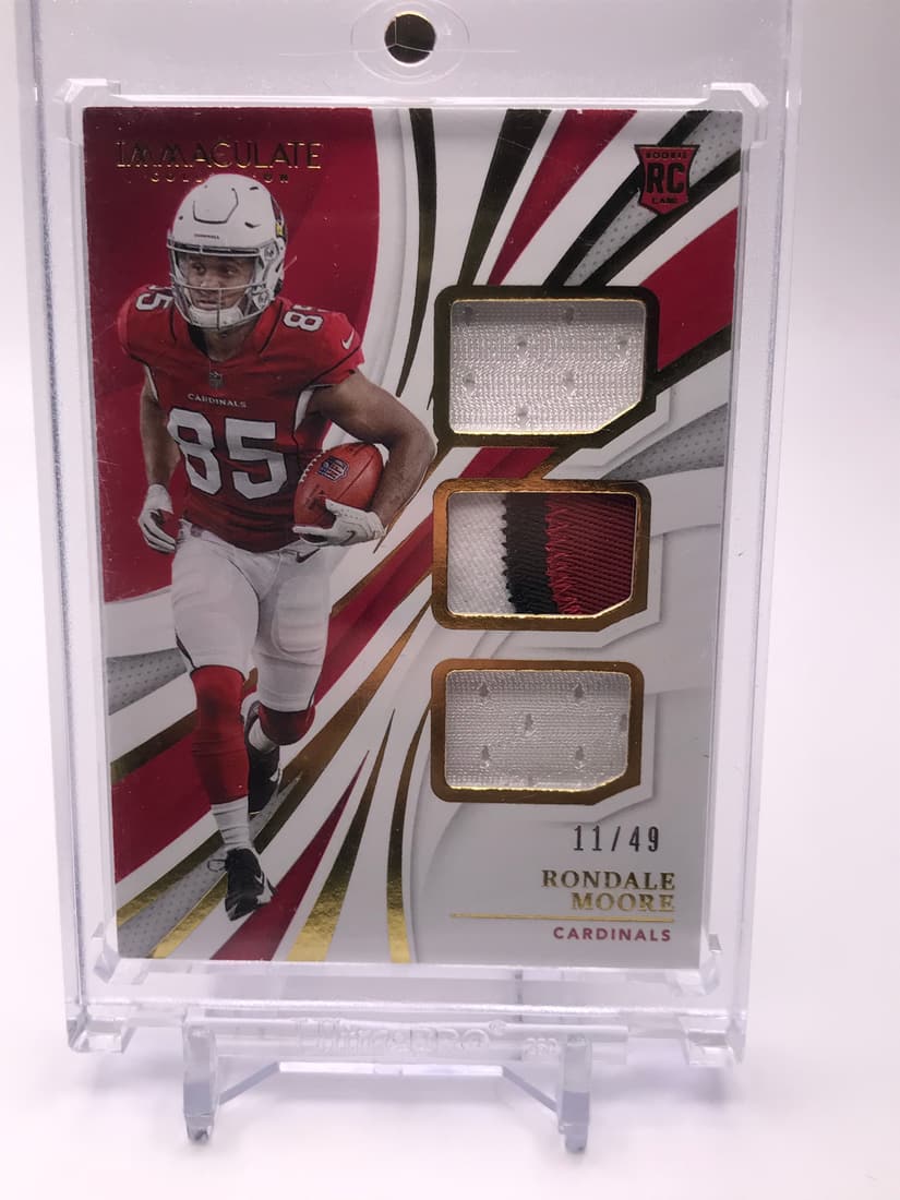 2021 Panini Immaculate Collection Rondale Moore Rookie Patch Card 11/49 ...
