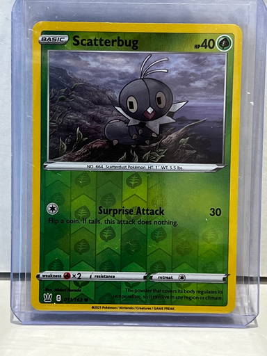 Pokemon Card Scatterbug 011/163 Sword & Shield Battle Styles
