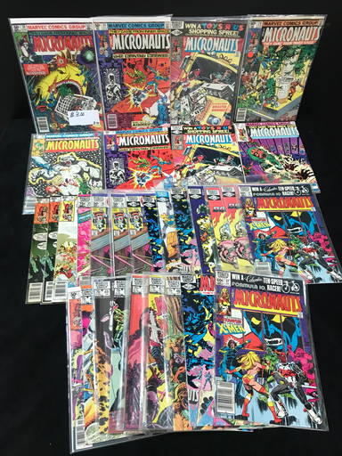 Lot Of Micronauts Comics (marvel Comics)