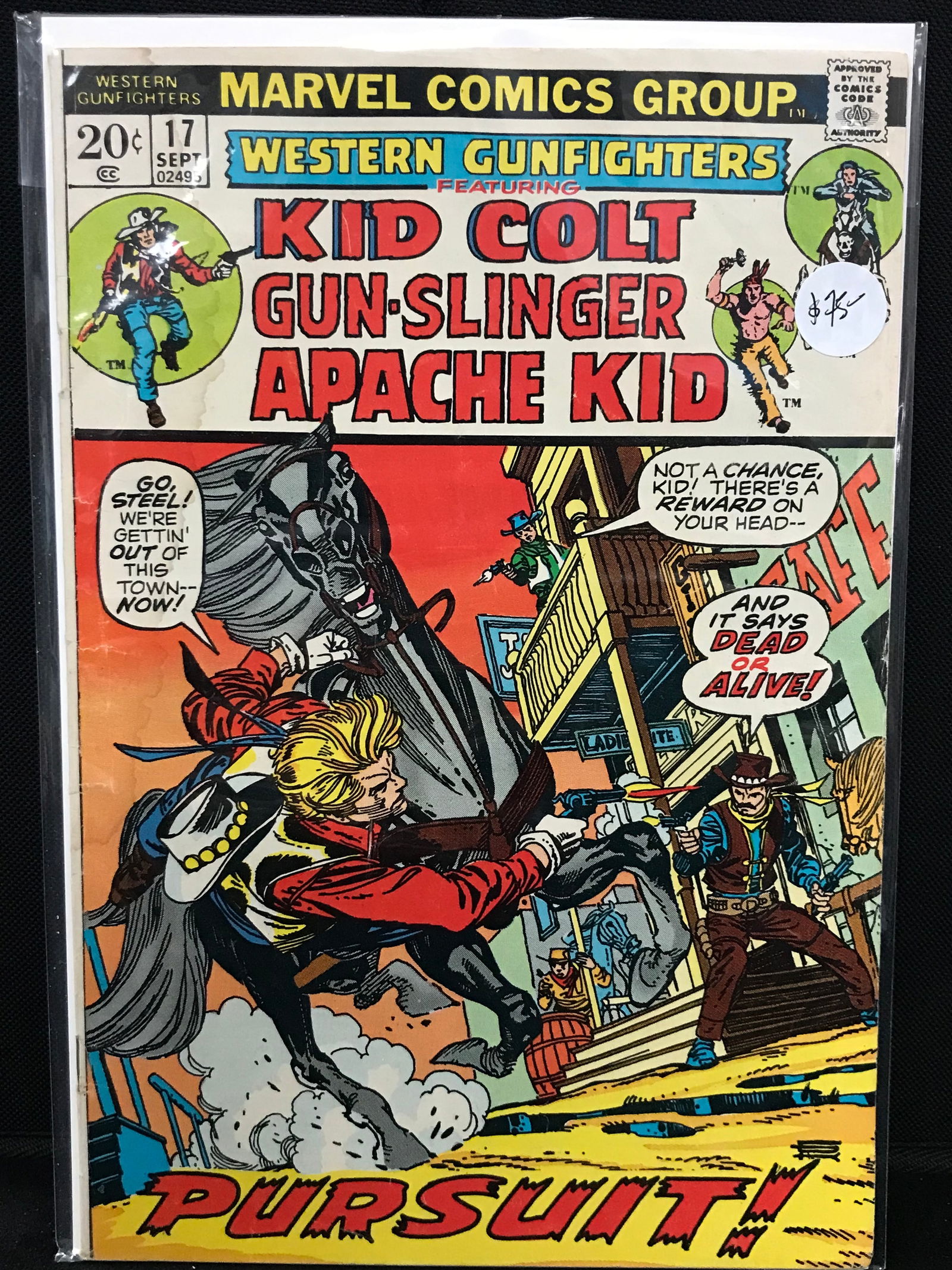 Marvel Comics No.17 Western Gunfighters Feat Kid Colt, Gun Slinger And ...