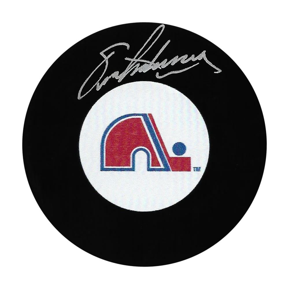 Eric Lindros Autographed Quebec Nordiques Puck Frozen Pond Coa