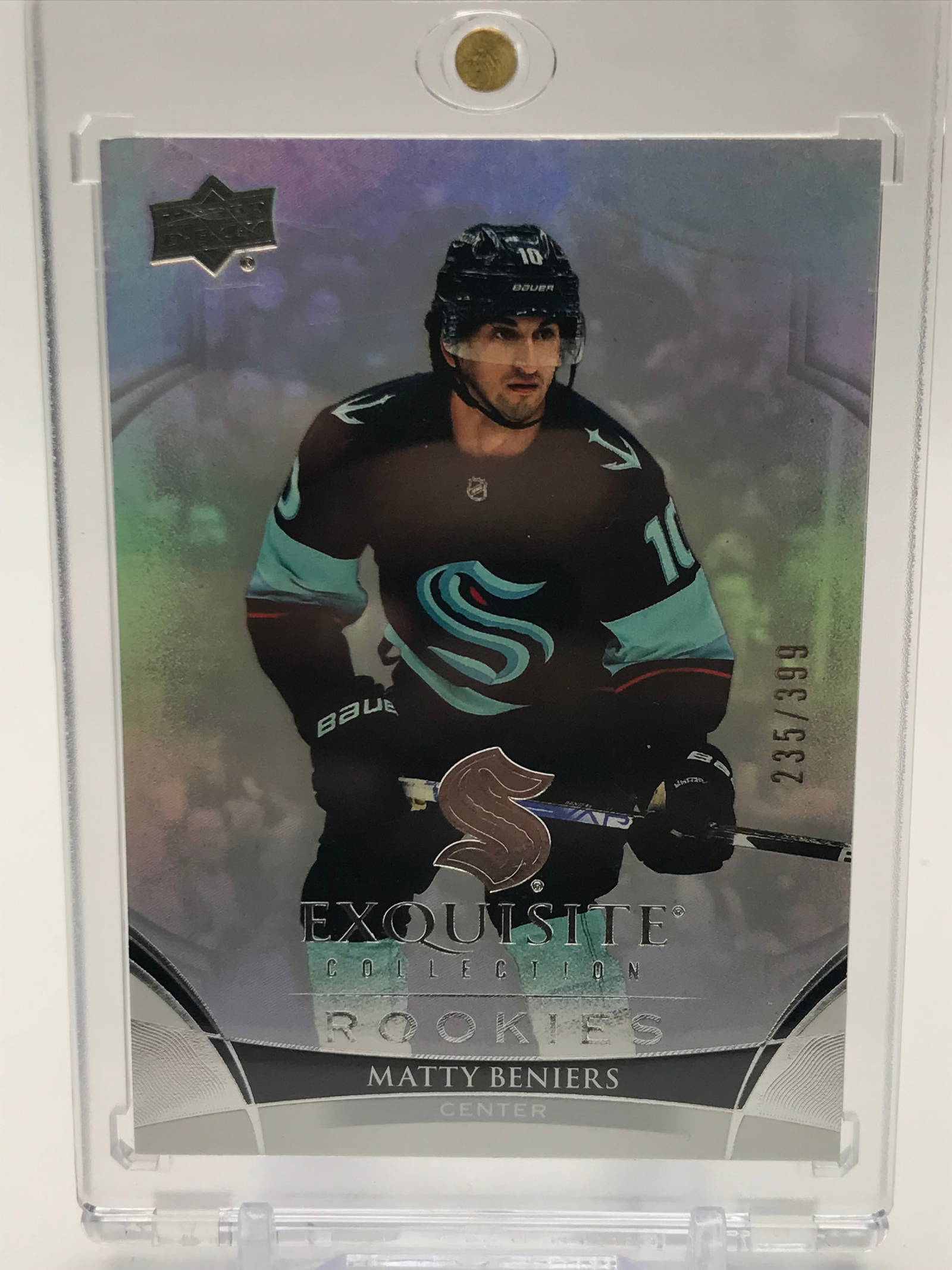 2022-23 Upper Deck Exquisite Collection No.r-be Matty Beniers Rookie ...
