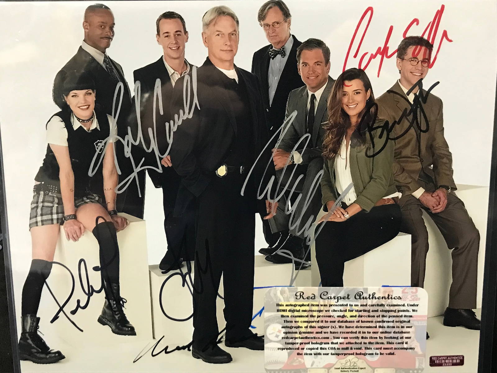 Ncis Cast Signed 8x10 Photo Red Carpet Authentics Coa - Oct 23, 2023 ...