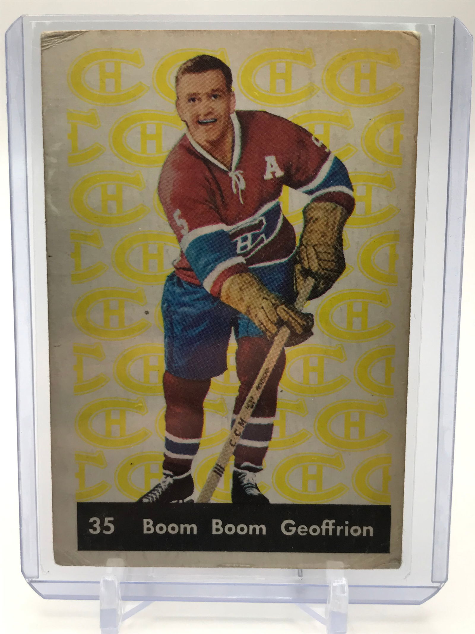 1961-62 Parkhurst No.35 Boom Boom Geoffrion Auction 1961-62 Parkhurst No.35 Boom Boom Geoffrion Auction