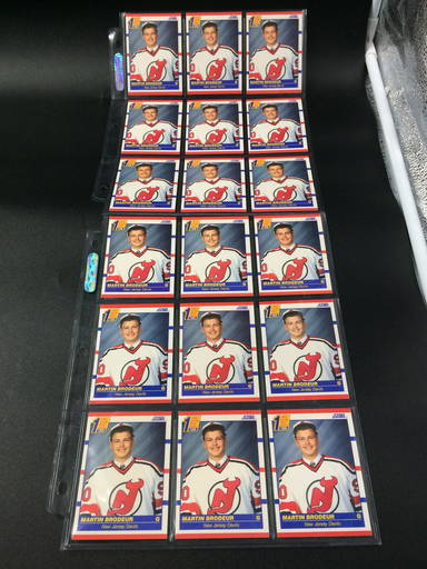 Lot Of Martin Brodeur Rookie Cards