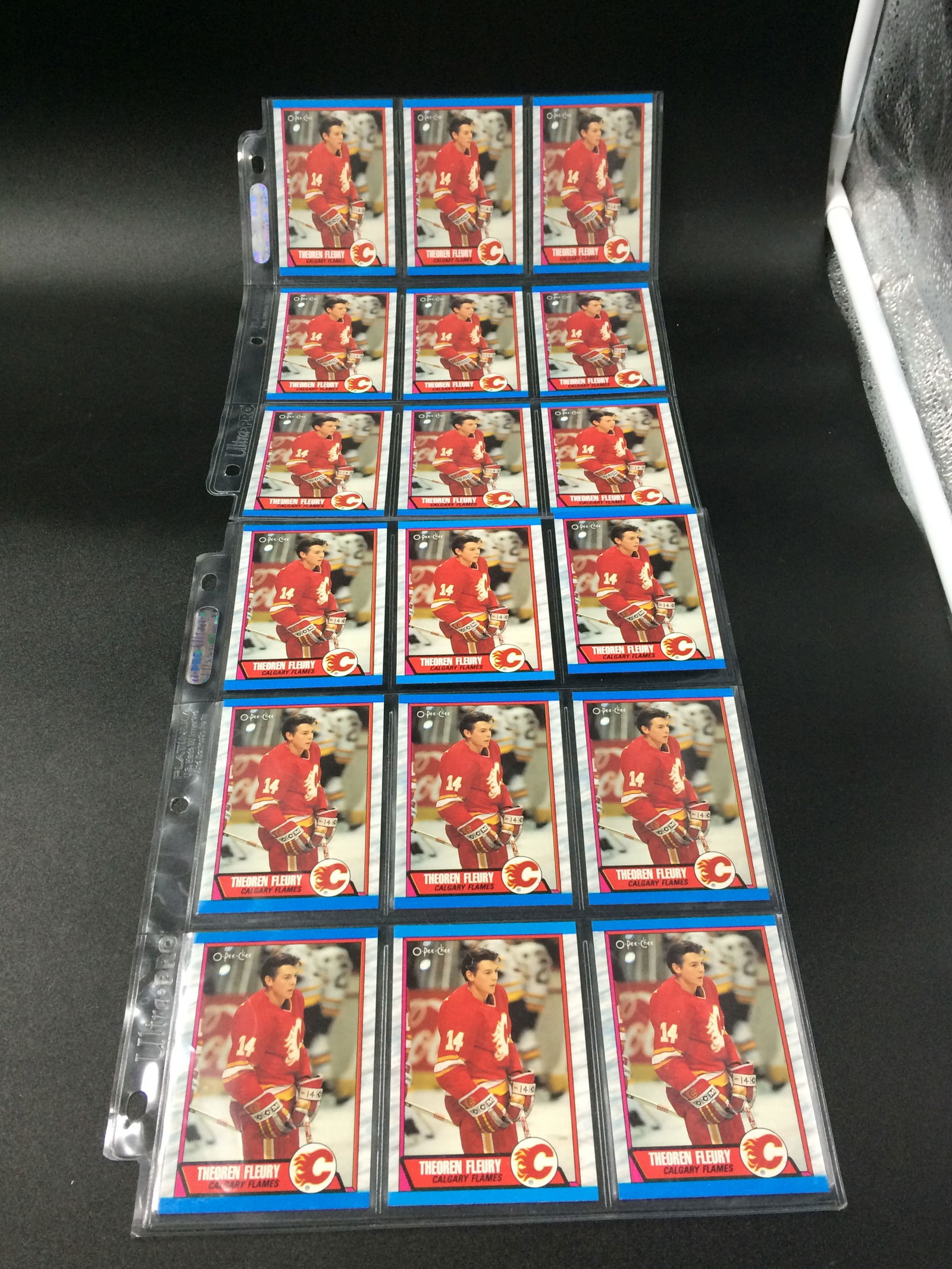 Lot Of Theoren Fleury Rookie Cards