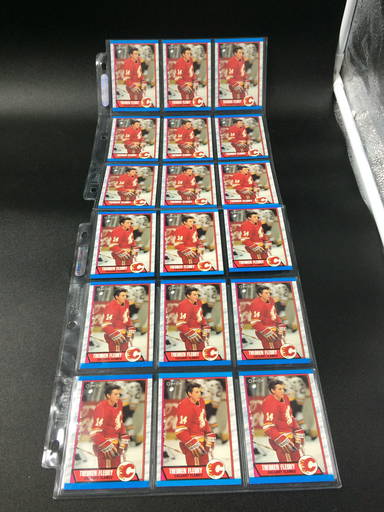 Lot Of Theoren Fleury Rookie Cards