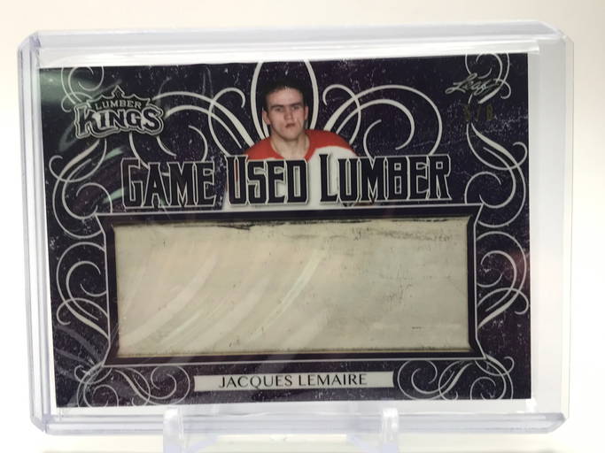 2020 Leaf Lumber Kings Game Used Lumber Jacques Lemaire 5/8