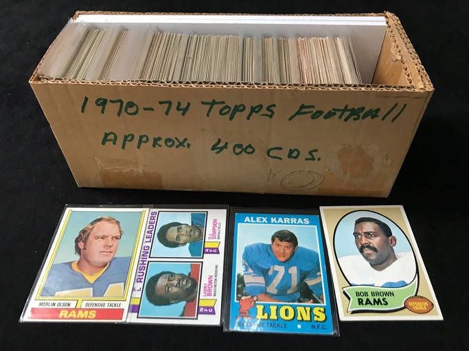 Approx. 400 1970 74 Topps Nfl Cards