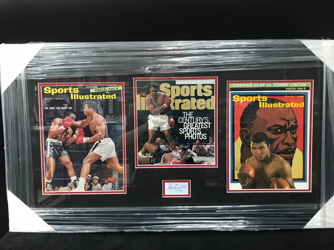 Muhammad Ali Signed And Custom Framed Sports Illustrated Display 20 X ...