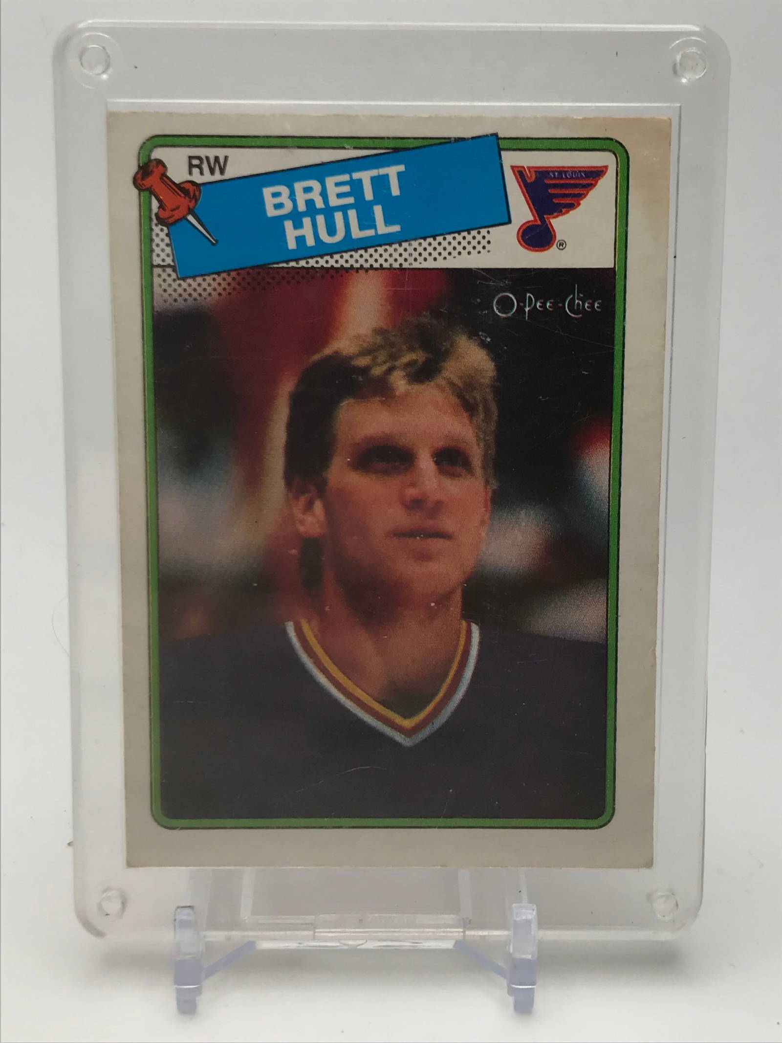 1988 O Pee Chee Brett Hull Rookie Card Auction