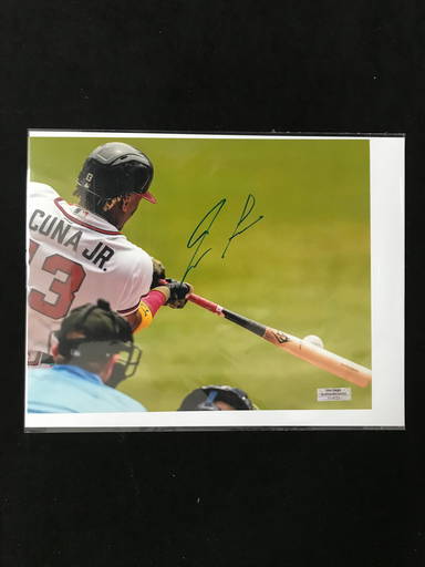 Ronald Acuna Jr. Signed 8 X 10 (pro Cert Coa)