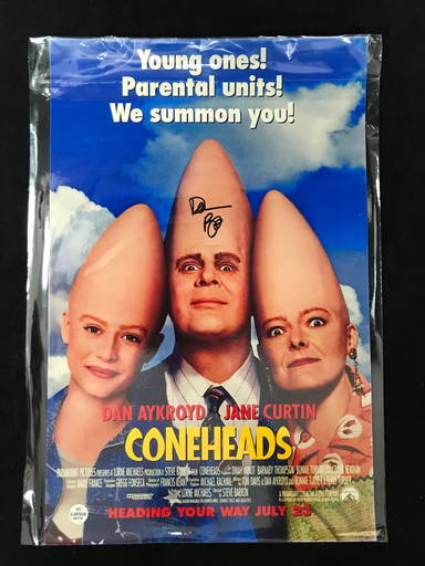 Dan Aykroyd Signed Coneheads 8 X 10 (elite Authentication)