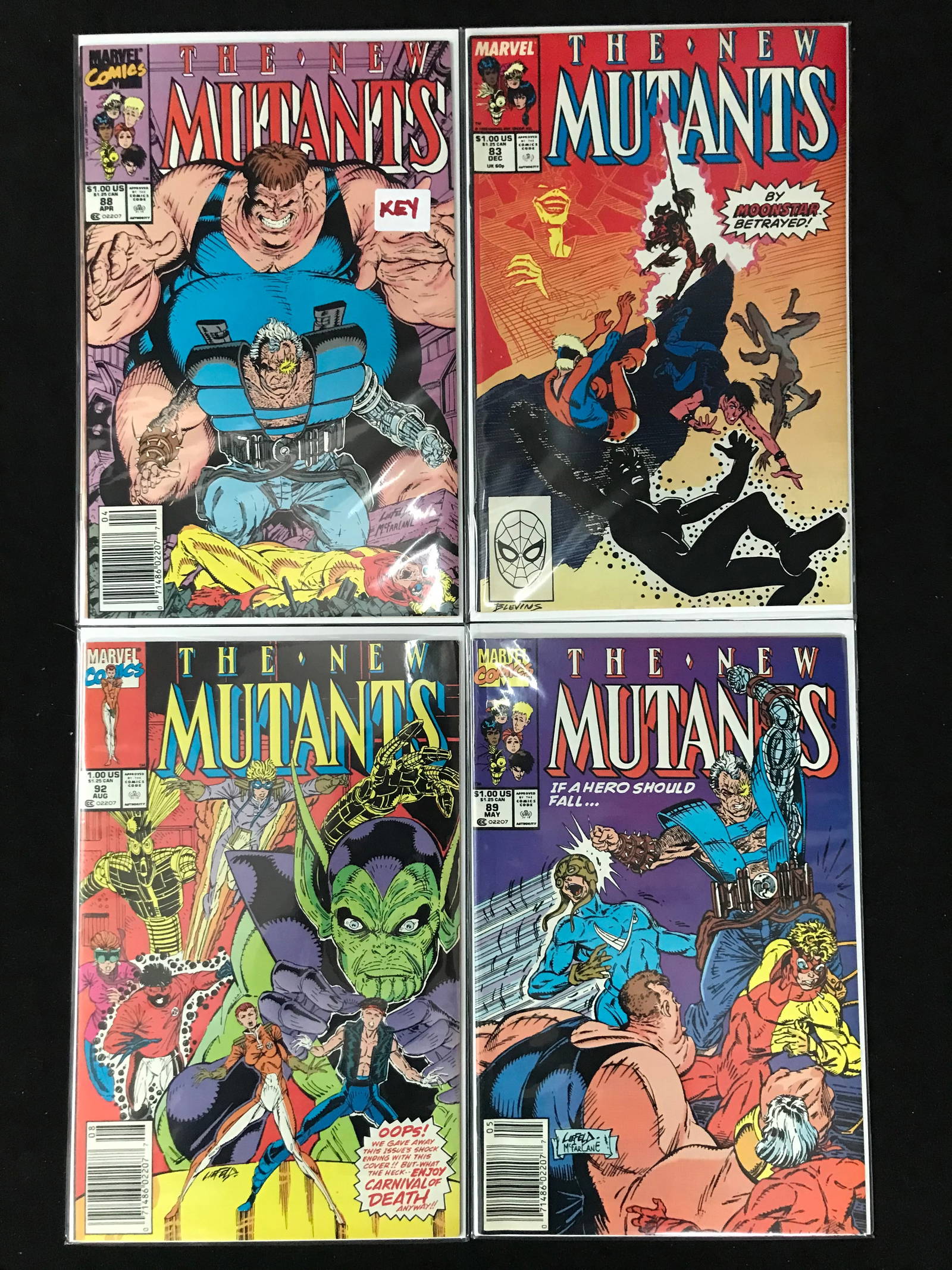 Lot Of The New Mutant Comics (marvel Comics) Auction