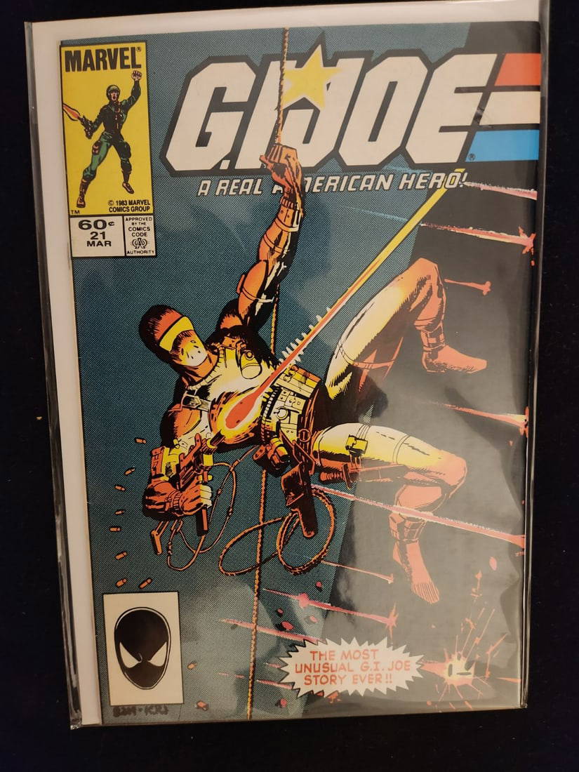 G.i. Joe #21 (marvel Comics) 1st Appearance Snake Eyes Auction