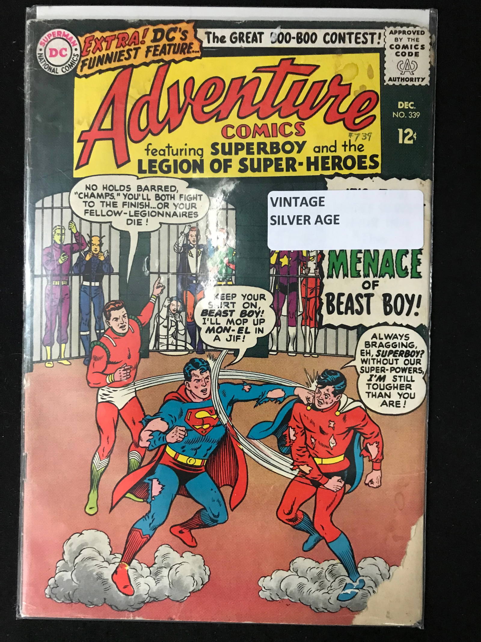 Dc Comics No.339 Adventure Comics (vintage Silver Age) Auction