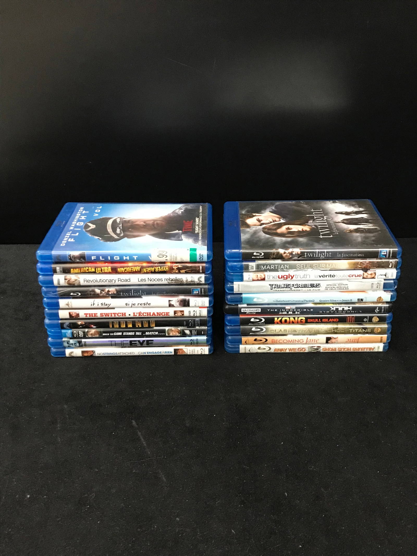 Lot Of 20 Blue Ray Movies Auction