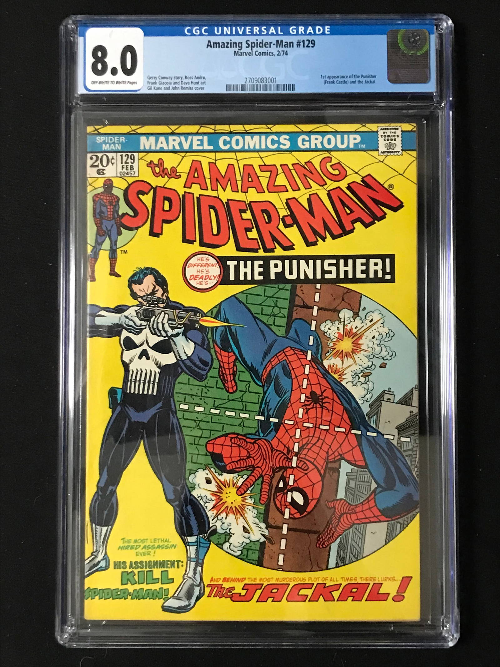 Big Key Marvel Comics The Amzing Spider-man No.129 (1st Appearance ...