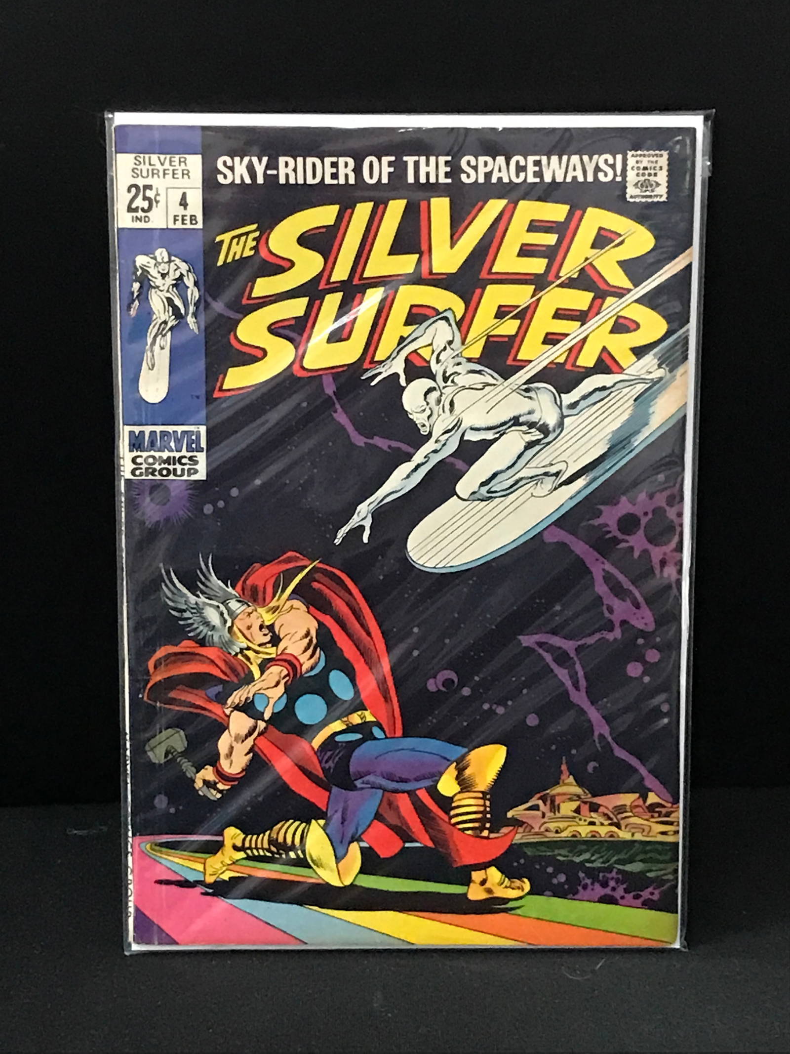 High Grade Big Key Marvel Comics No.4 The Silver Surfer Auction
