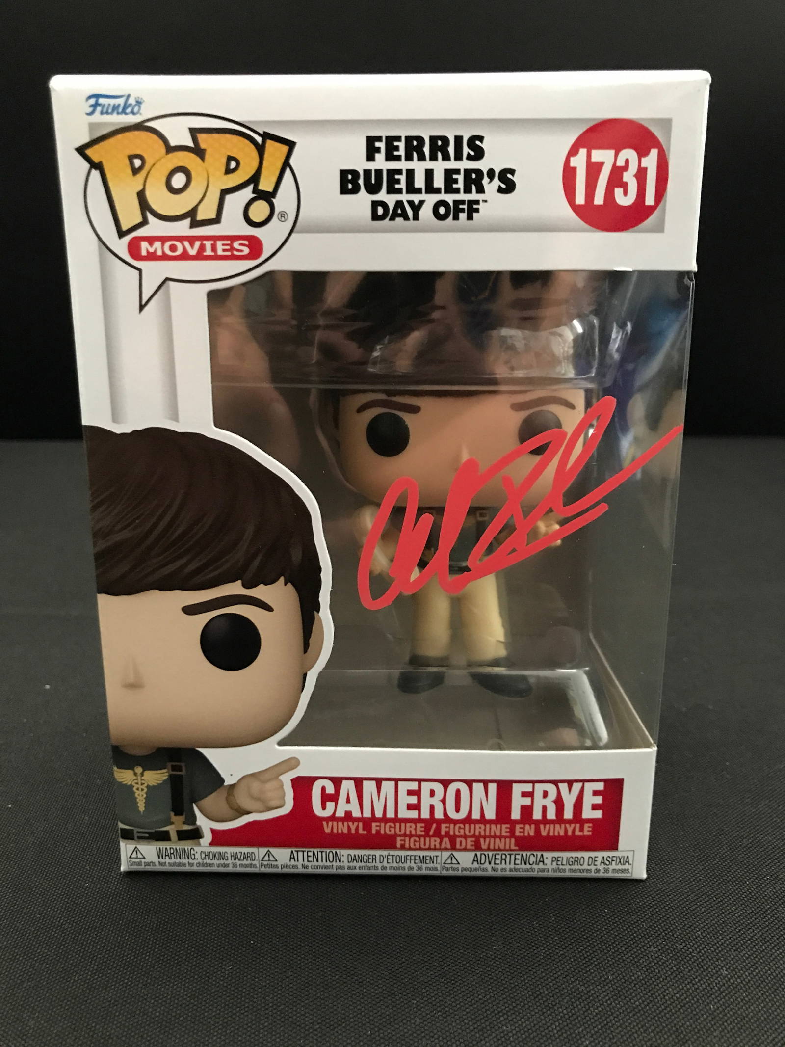 Alan Ruck Signed Ferris Buellers Day Off Cameron Frye Funko Pop - Kb ...