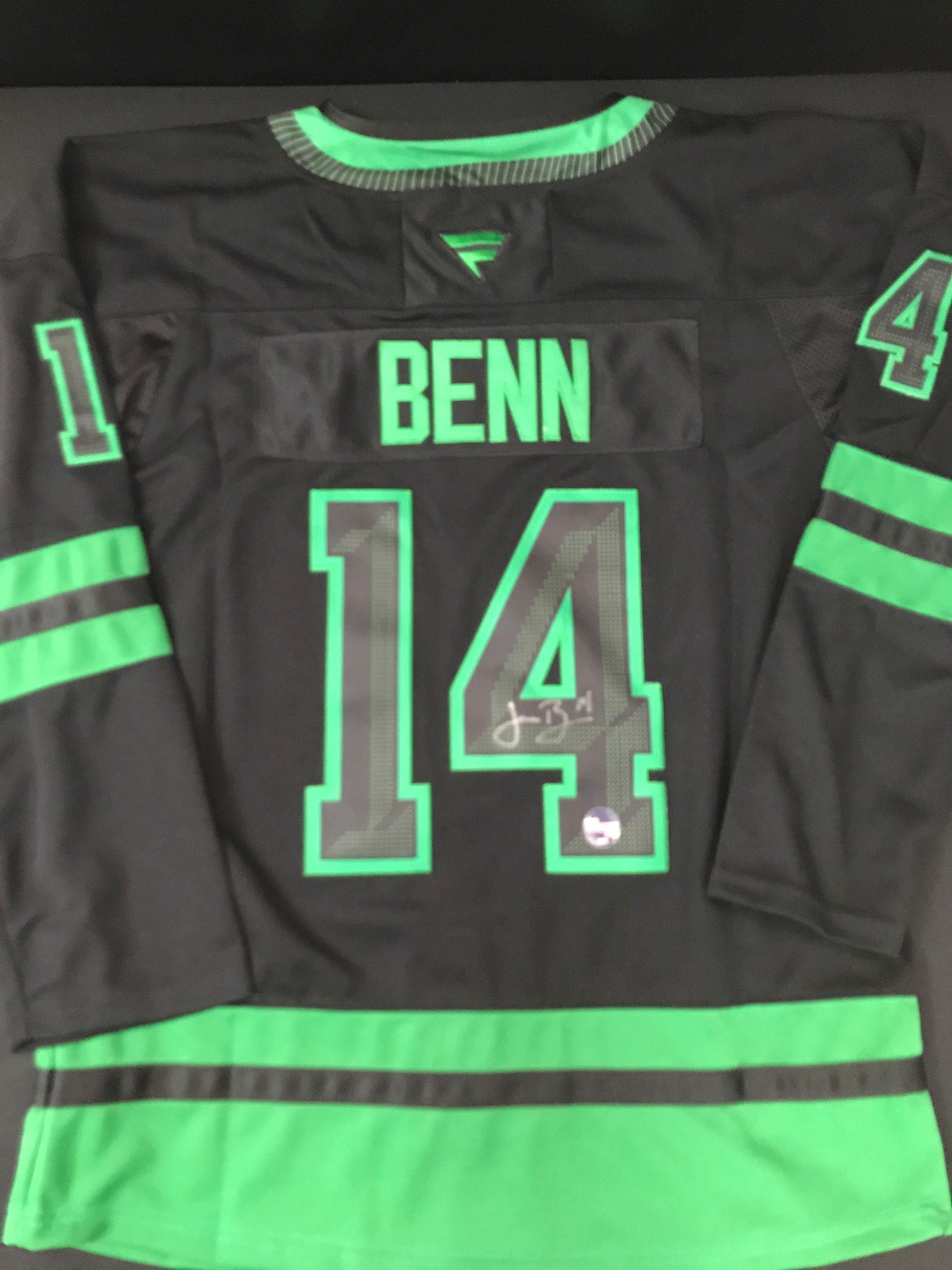 Jamie Benn Signed Dallas Stars Hockey Jersey - Center Ice Coa Auction